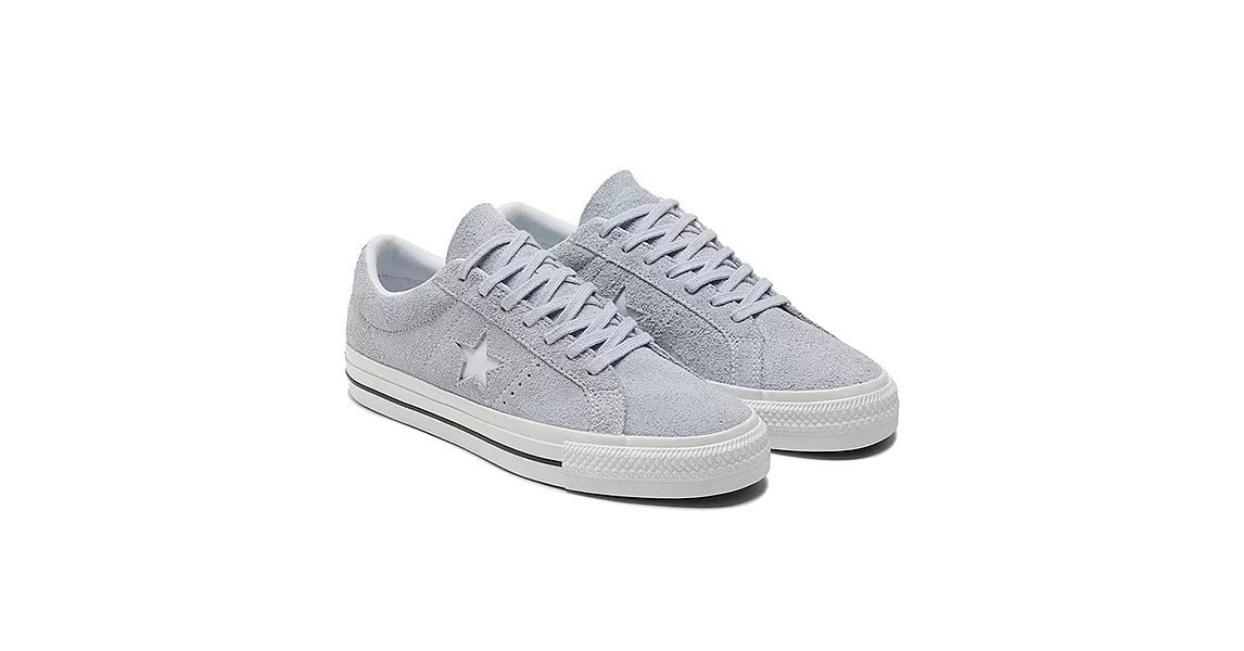 博客來-CONVERSE ONE STAR OX 低筒 休閒鞋 男鞋 女鞋 淺灰藍 172387C US6 淺灰藍