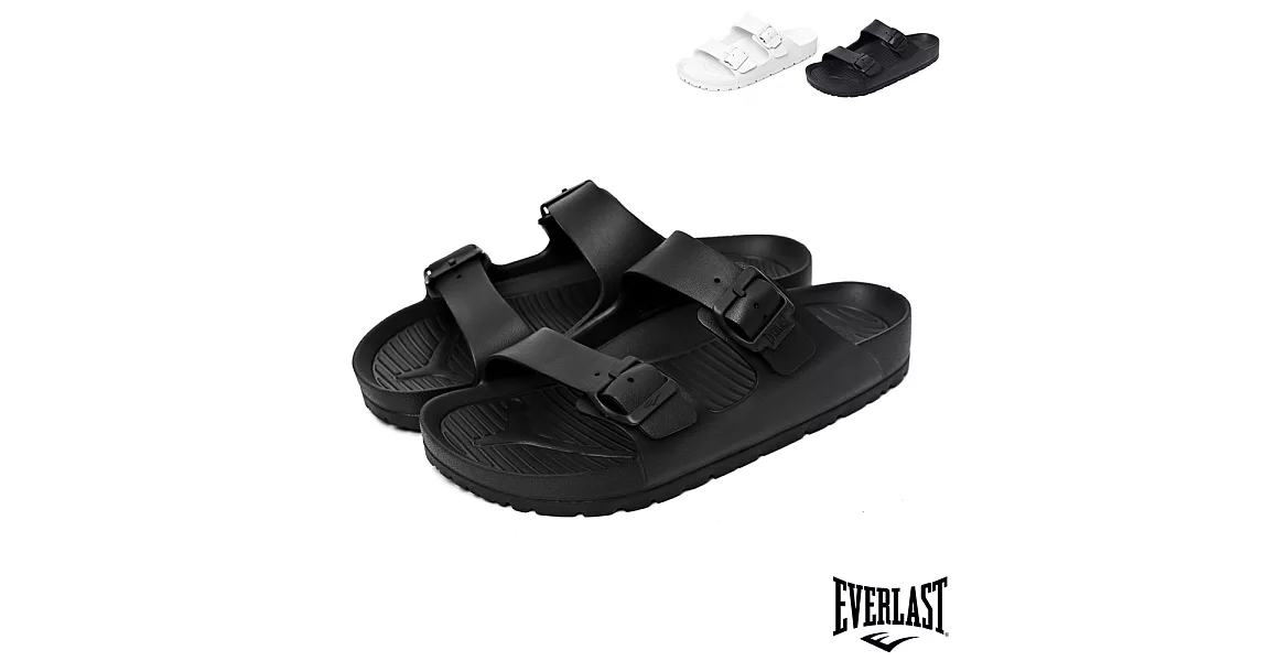 博客來-EVERLAST - 夏日防水休閒羅馬運動拖鞋 白色US11