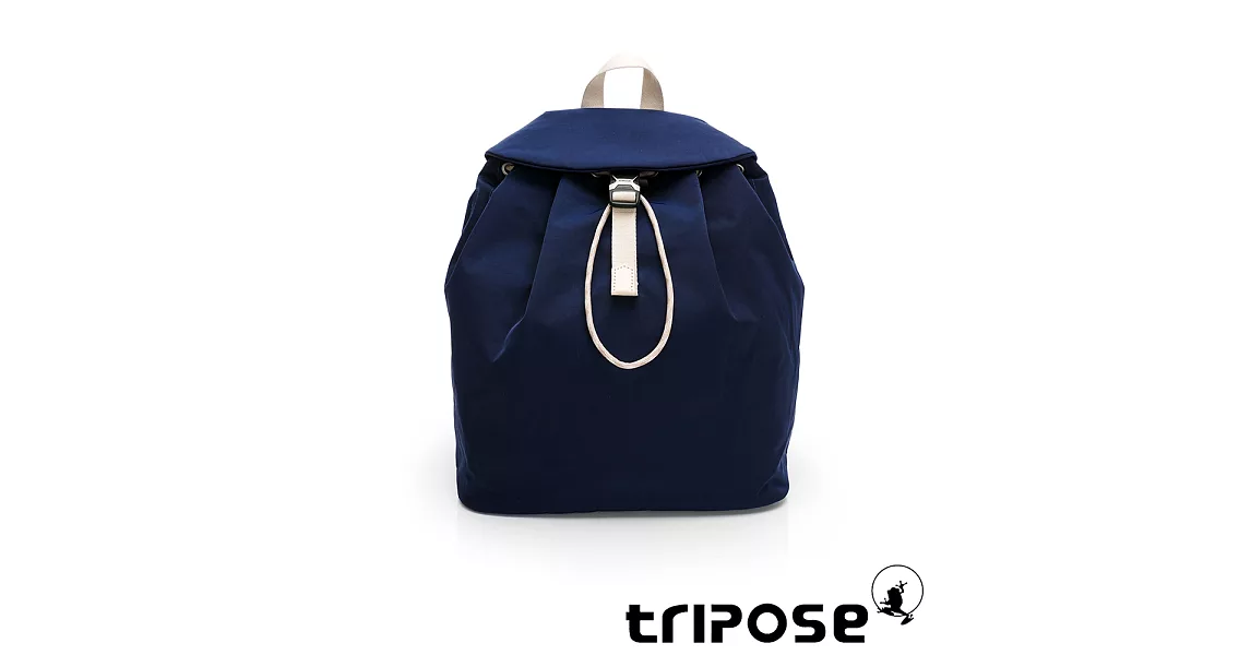 博客來-tripose URBAN輕量尼龍束口後背包-大 深海藍