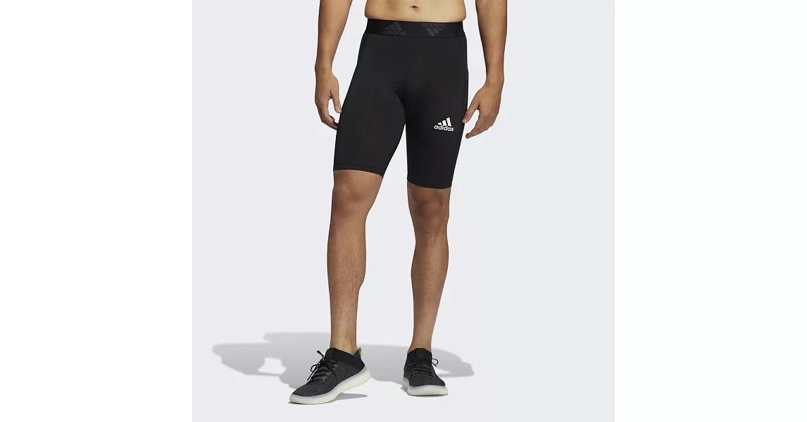 博客來-Adidas Tf Sho Tight [GM5035] 男 緊身褲 訓練 短褲 支撐肌肉 吸濕 排汗 亞洲尺寸 黑