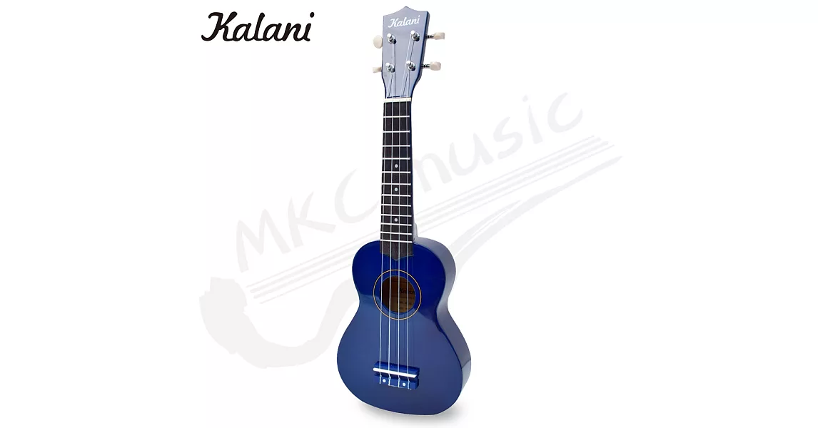 博客來-Kalani 21吋 彩色烏克麗麗-深藍色