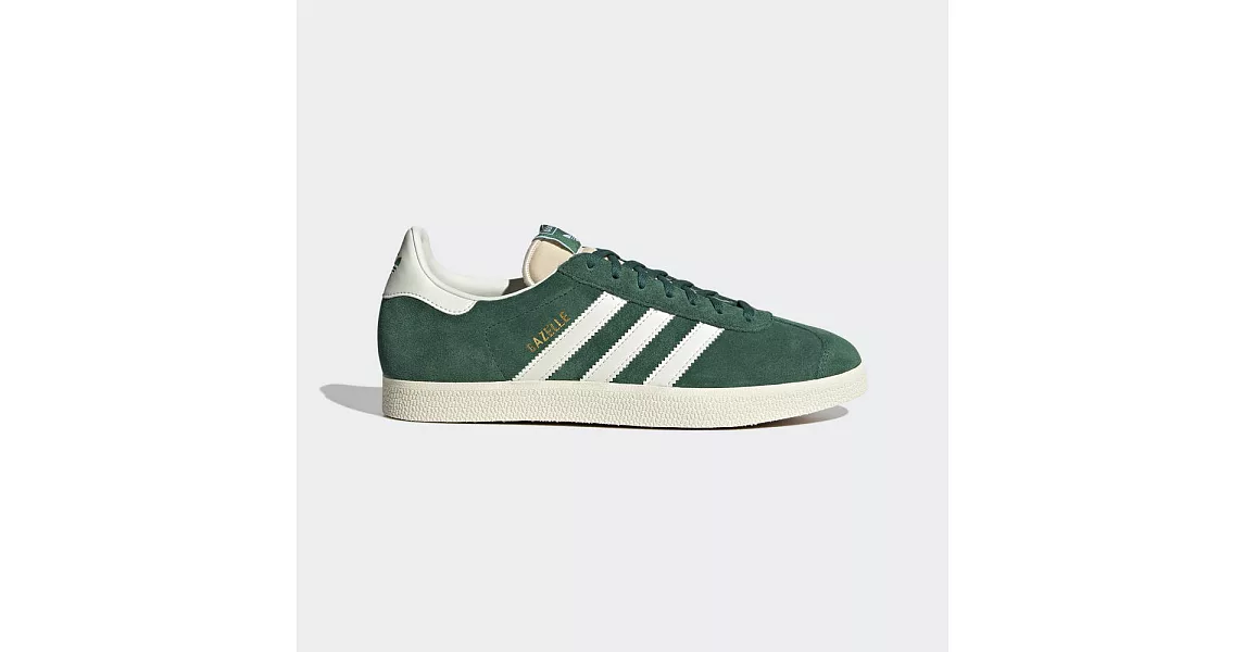 博客來-ADIDAS GAZELLE 男 休閒鞋 綠-GY7338 UK8.5 綠色