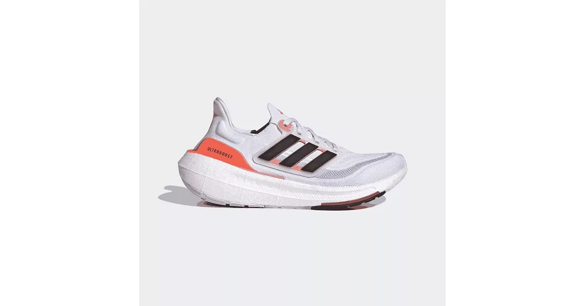 博客來-ADIDAS ULTRABOOST LIGHT W 女慢跑鞋-白藍橘-HQ6353 UK4.5 白色