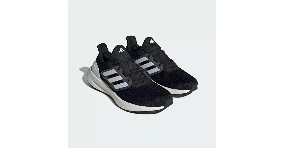 博客來-ADIDAS PUREBOOST 23 WIDE 男女跑步鞋-黑-IF4839 UK4.5 黑色