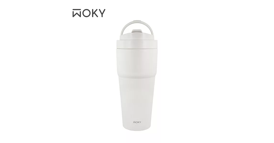 博客來-【WOKY 沃廚】–[ ]渾圓杯770ml 橡白