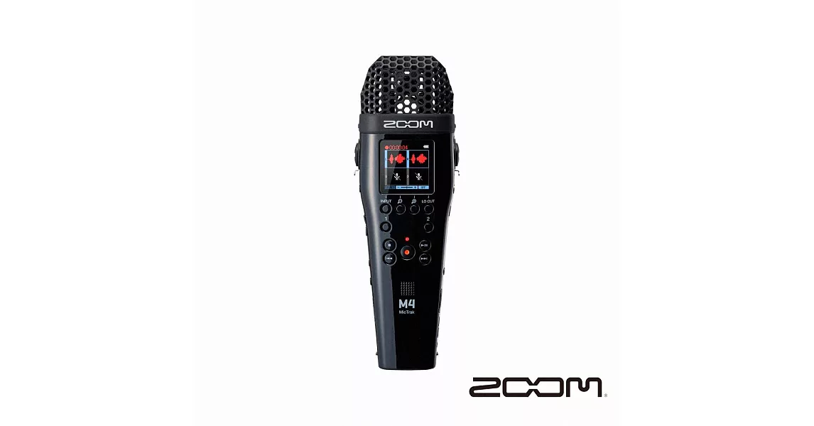 博客來-ZOOM Mictrack M4 立體聲手持錄音機