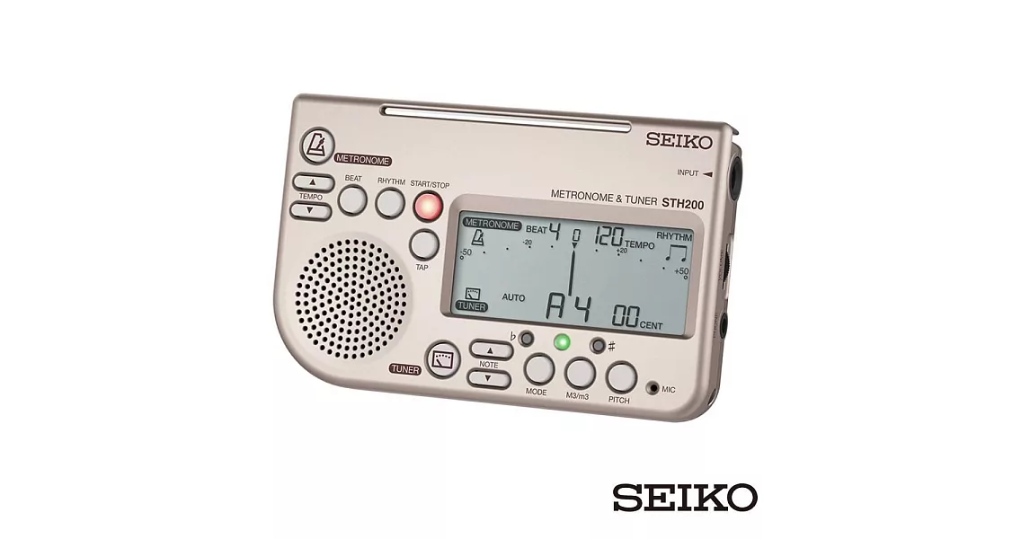 博客來-SEIKO STH200B 二合一數位節拍器/調音器 | 金