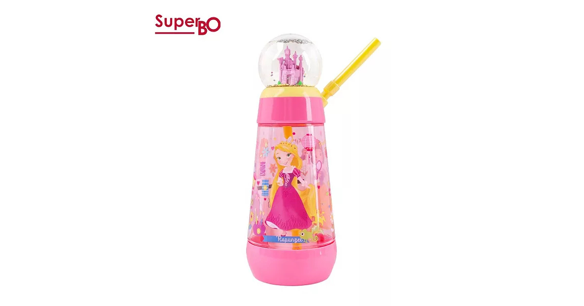 博客來-SuperBO 水晶球水壺(325ml) 迪士尼公主
