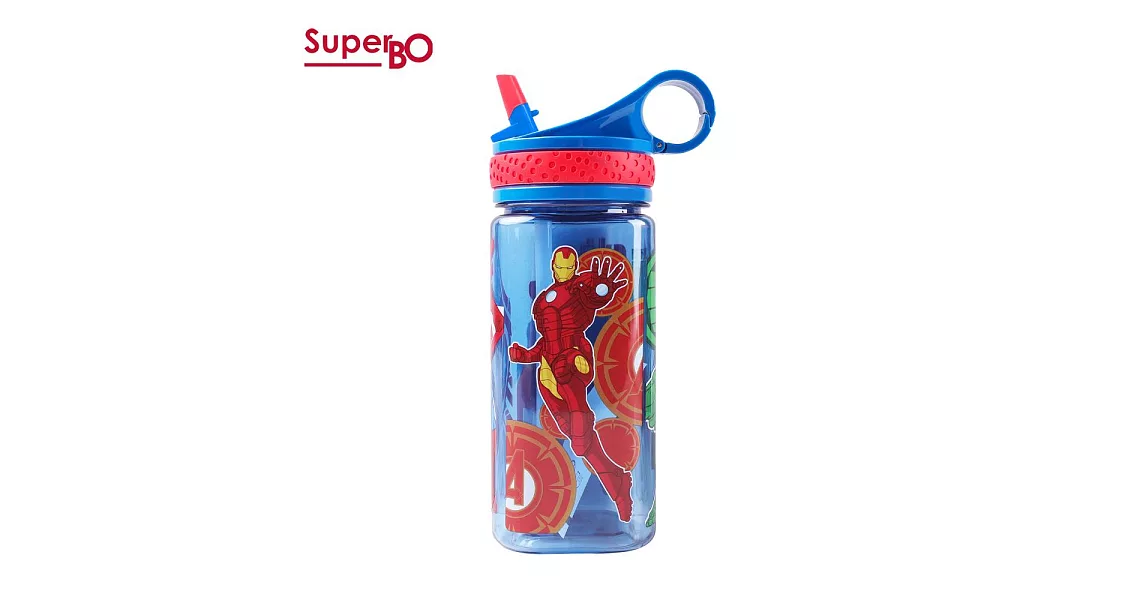 博客來-SuperBO 方形水壺(480ml)- 復仇者聯盟