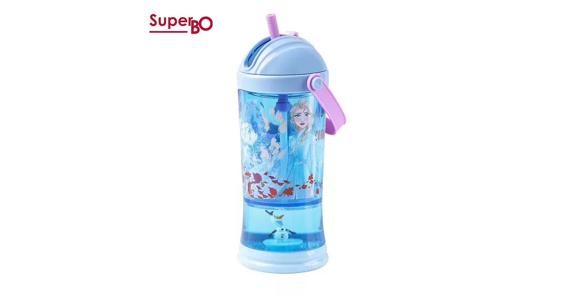 博客來-SuperBO 提把吸管水壺(310ml)-冰雪奇緣
