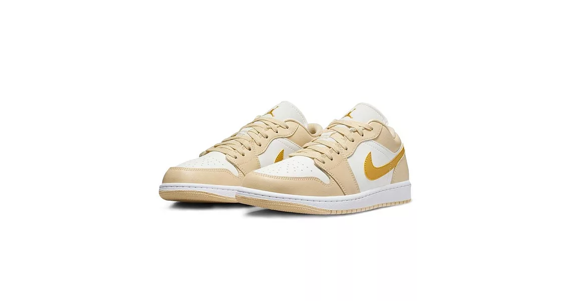 博客來-W Air Jordan 1 Low Yellow 黃白 DC0774-170 US10.5 黃白