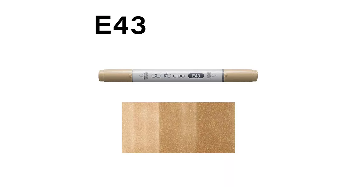 博客來-日本 COPIC 酷筆客 麥克筆 CIAO 三代 E系列 E43