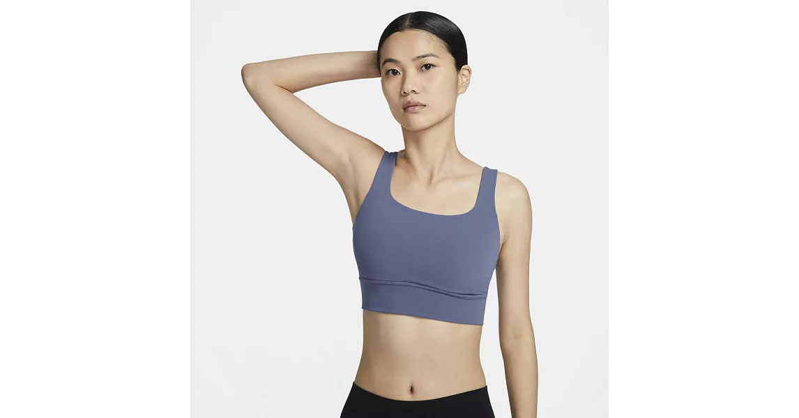 博客來-NIKE AS W NK ALATE ELLIPSE LL BRA 女運動內衣-藍-DO6620491 S 藍色