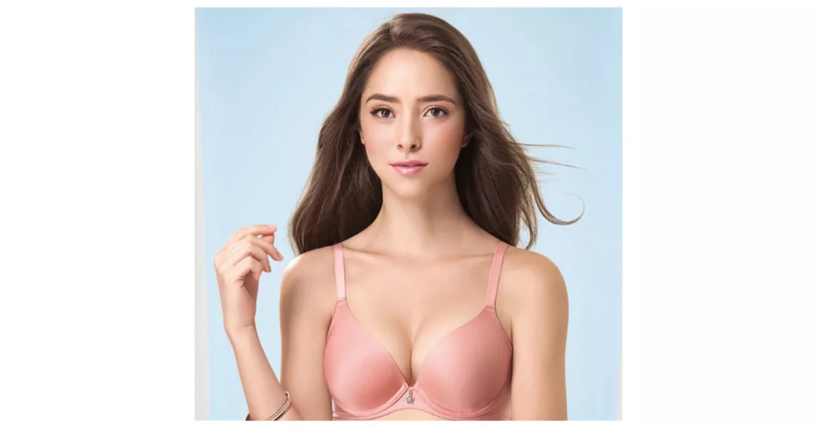 博客來-【華歌爾】輕柔記形BRA B-E罩杯內衣(柔粉紅) VB3679 O1 38/85C C 85