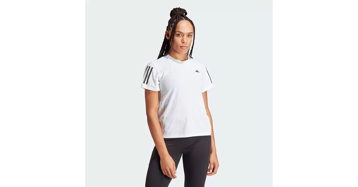 博客來-ADIDAS OTR B TEE 女短袖上衣-白-IK7442 L 白色