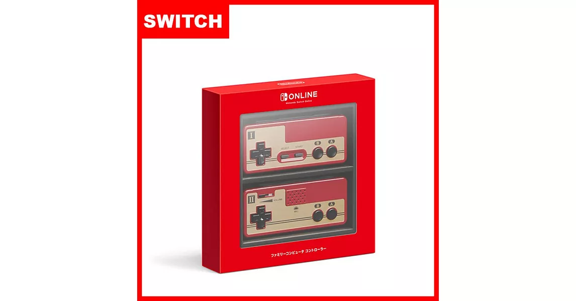 博客來-【Switch】Nintendo 任天堂 Famicom世界大會 專用 紅白機造型Joy-Con (日本公司貨)