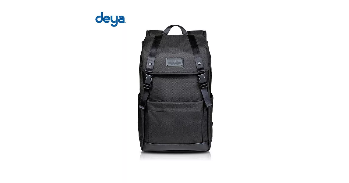 博客來-deya cross 雙肩後背包-黑色