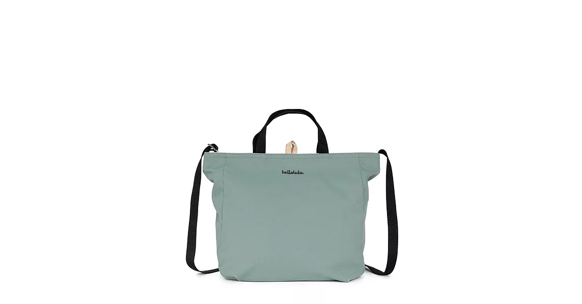 博客來-Hellolulu JOLIE雙面兩用斜背包(S)- 淡青/土褐