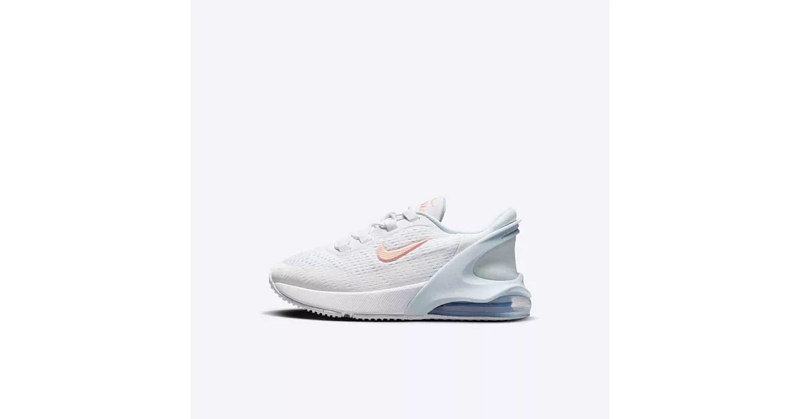 博客來-Nike Air Max 270 GO PS [DV1969-106] 中童 運動休閒鞋 鬆緊鞋帶 舒適 白 淺藍