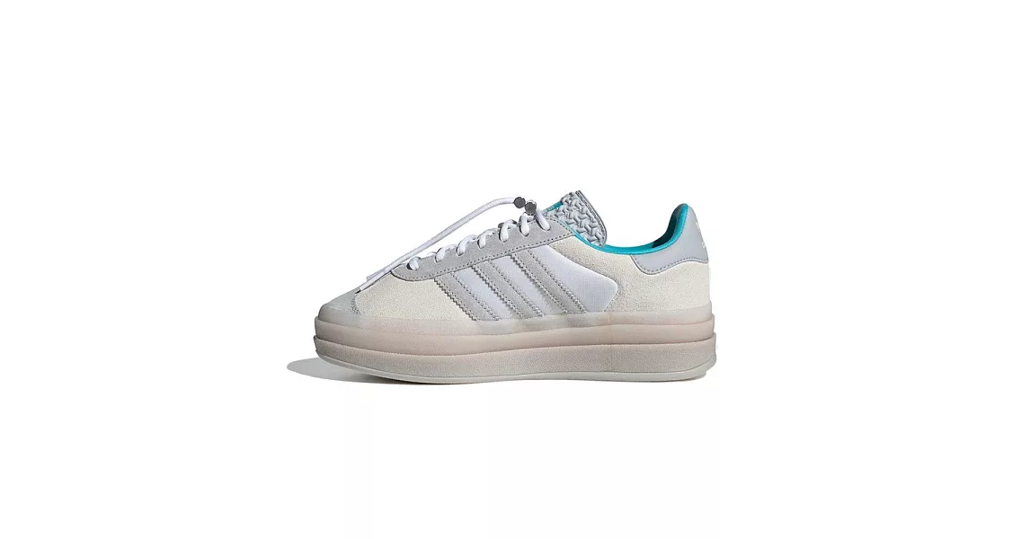 博客來-W Ordinary People x Adidas Gazelle Bold Cloud White 日本限定 銀白灰藍 ...