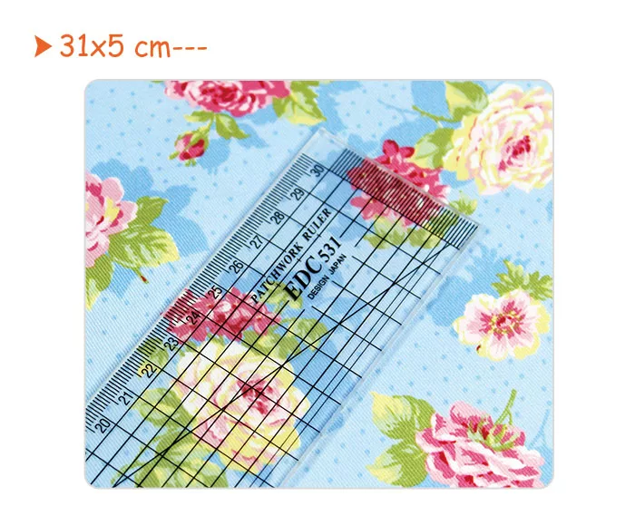 博客來-EDC531 專業防刮拼布尺 31x5cm
